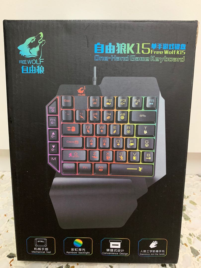 Half size gaming keyboard, Computers & Tech, Parts & Accessories ...