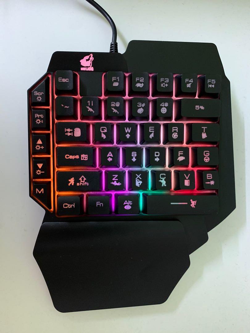 Half size gaming keyboard, Computers & Tech, Parts & Accessories ...