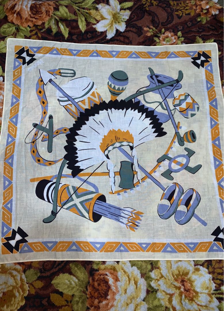 Hanes vintage bandana handkerchief, Men's Fashion, Watches ...