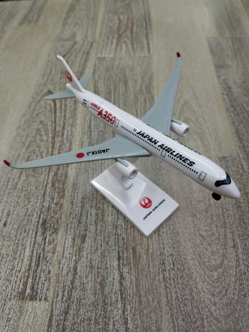 JAL aircraft model Airbus A350, Hobbies & Toys, Toys & Games on Carousell