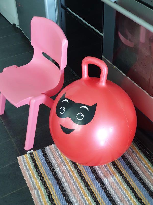 Kids inflatable Batman hopper ball/bouncing ball, Hobbies & Toys, Toys ...