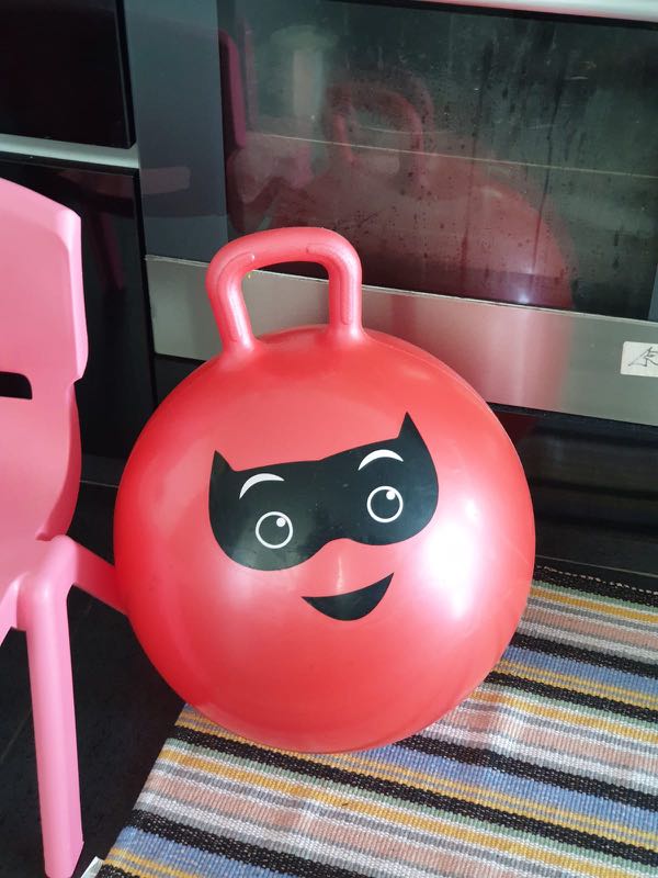 Kids inflatable Batman hopper ball/bouncing ball, Hobbies & Toys, Toys ...