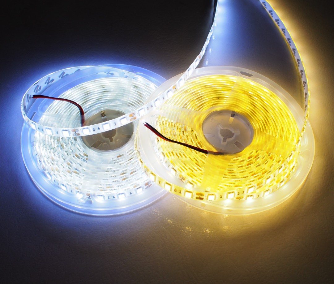 LED 5050 12V Water Resistant LED Light Strip 14.4 W per Meter, Home ...