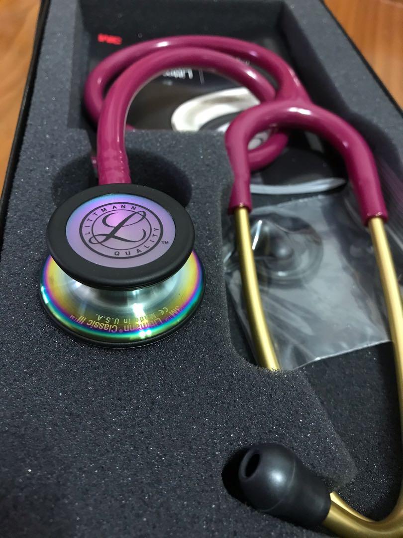 Littmann Classic III Stethoscope Raspberry Tube Rainbow finish ...