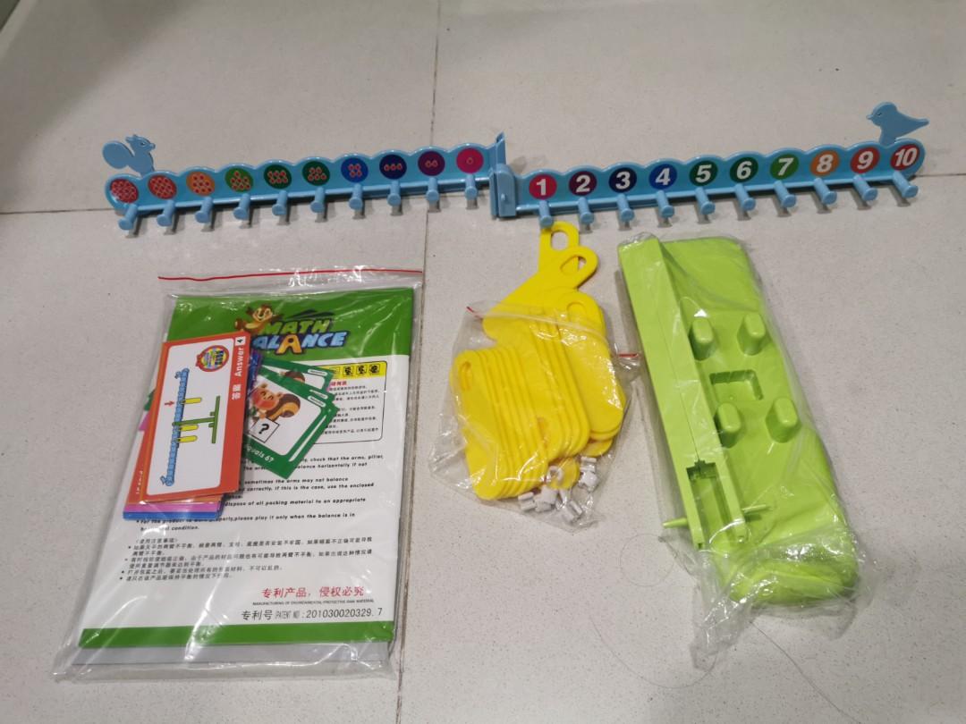 Maths balancing Beam for pre-schooler, Hobbies & Toys, Toys & Games on ...