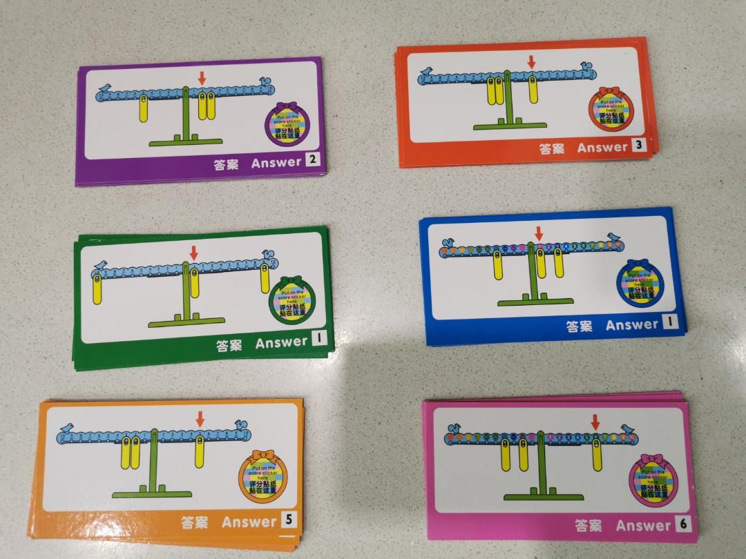 Maths balancing Beam for pre-schooler, Hobbies & Toys, Toys & Games on ...