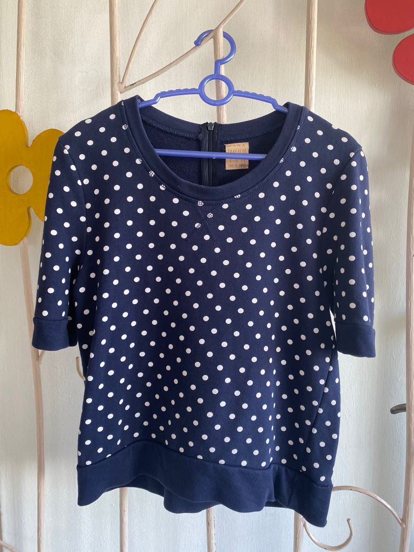 Navy Blue Polka Dot Blouse Women s Fashion Tops Blouses On Carousell navy-blue-polka-dot-blouse-women-s-fashion-tops-blouses-on-carousell