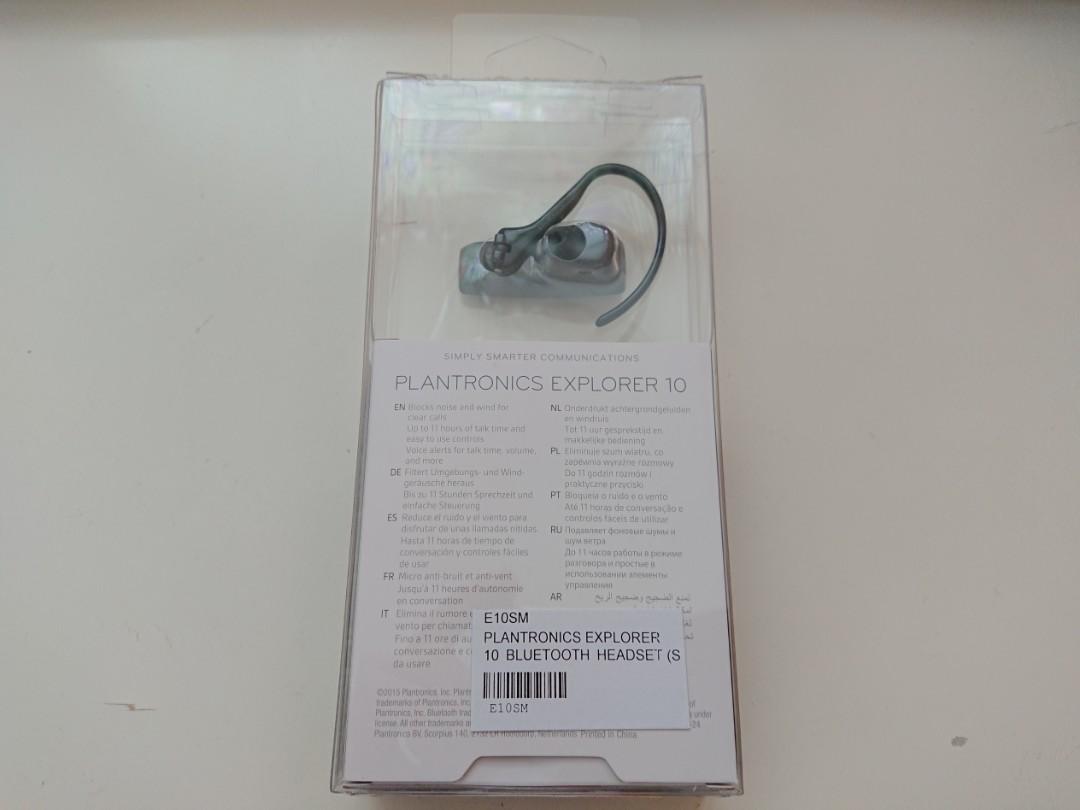 Plantronics EXPLORER 10 Mobile Bluetooth Headset 藍牙耳機, 音響器材, 頭戴式/罩耳式耳機 ...