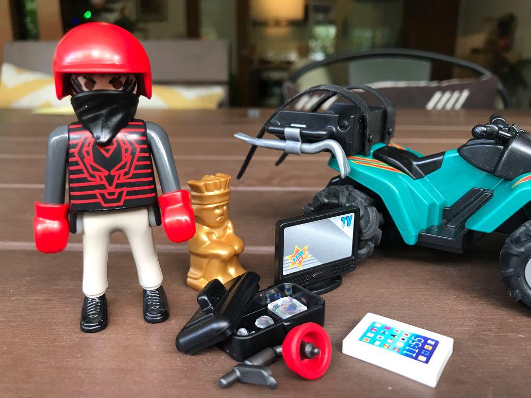 Playmobil Robber on Quad and Loot, Hobbies & Toys, Toys & Games on ...