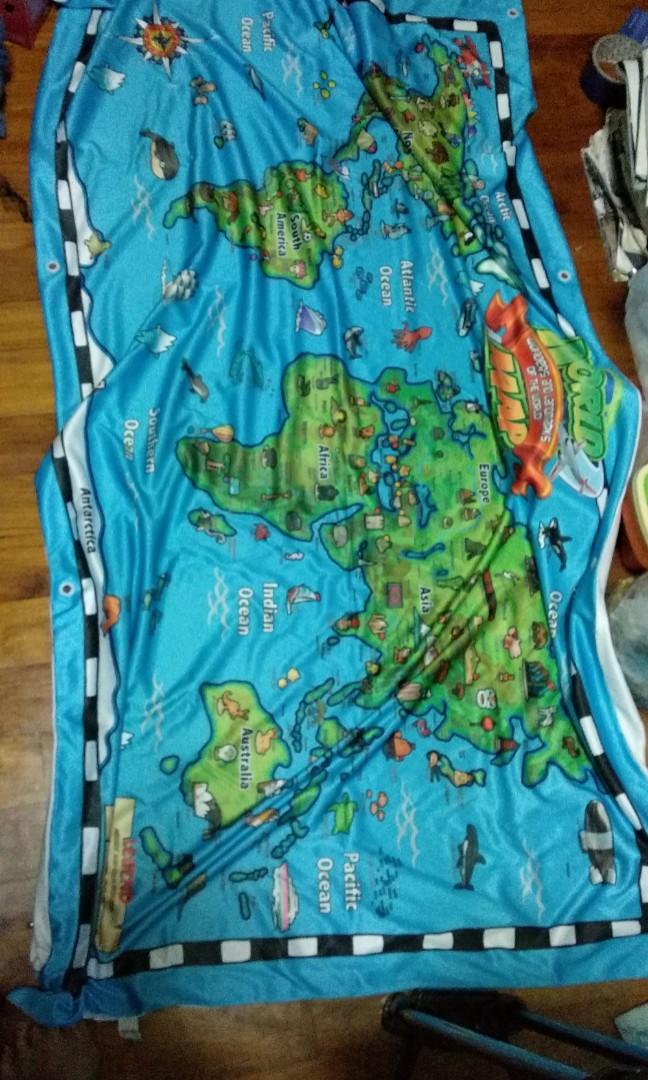 Popar navigator series 3d interactive world map, Hobbies & Toys, Toys ...