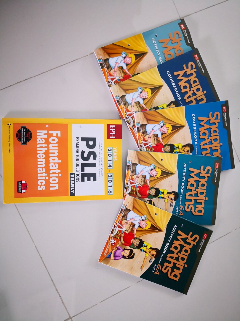 Primary 6 Math text and work books, Hobbies & Toys, Books & Magazines ...