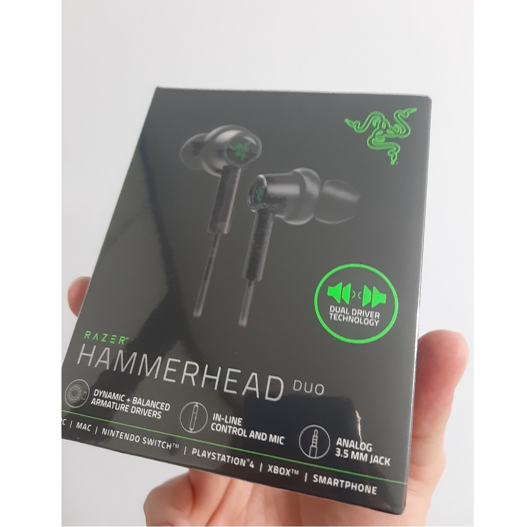 Razer Hammerhead Duo, Audio, Earphones on Carousell