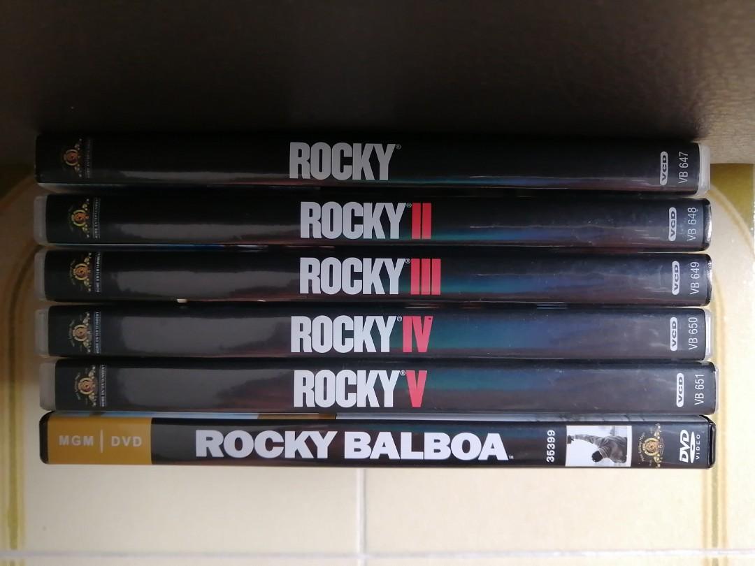Rocky Balboa Movies Collection VCDs plus DVD, Hobbies & Toys, Music ...