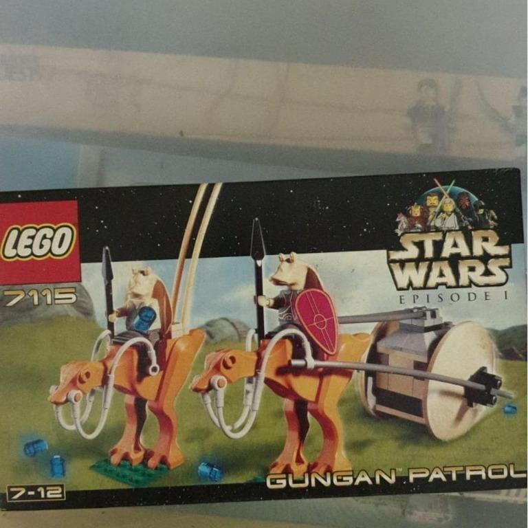 Sealed Rare Lego Star Wars 7115 Gungan Patrol, retired set rare ...
