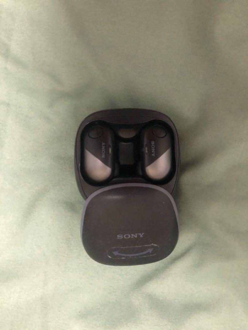 Sony WF-SP700N Wireless Noise Cancellation Earphones, Audio, Earphones ...