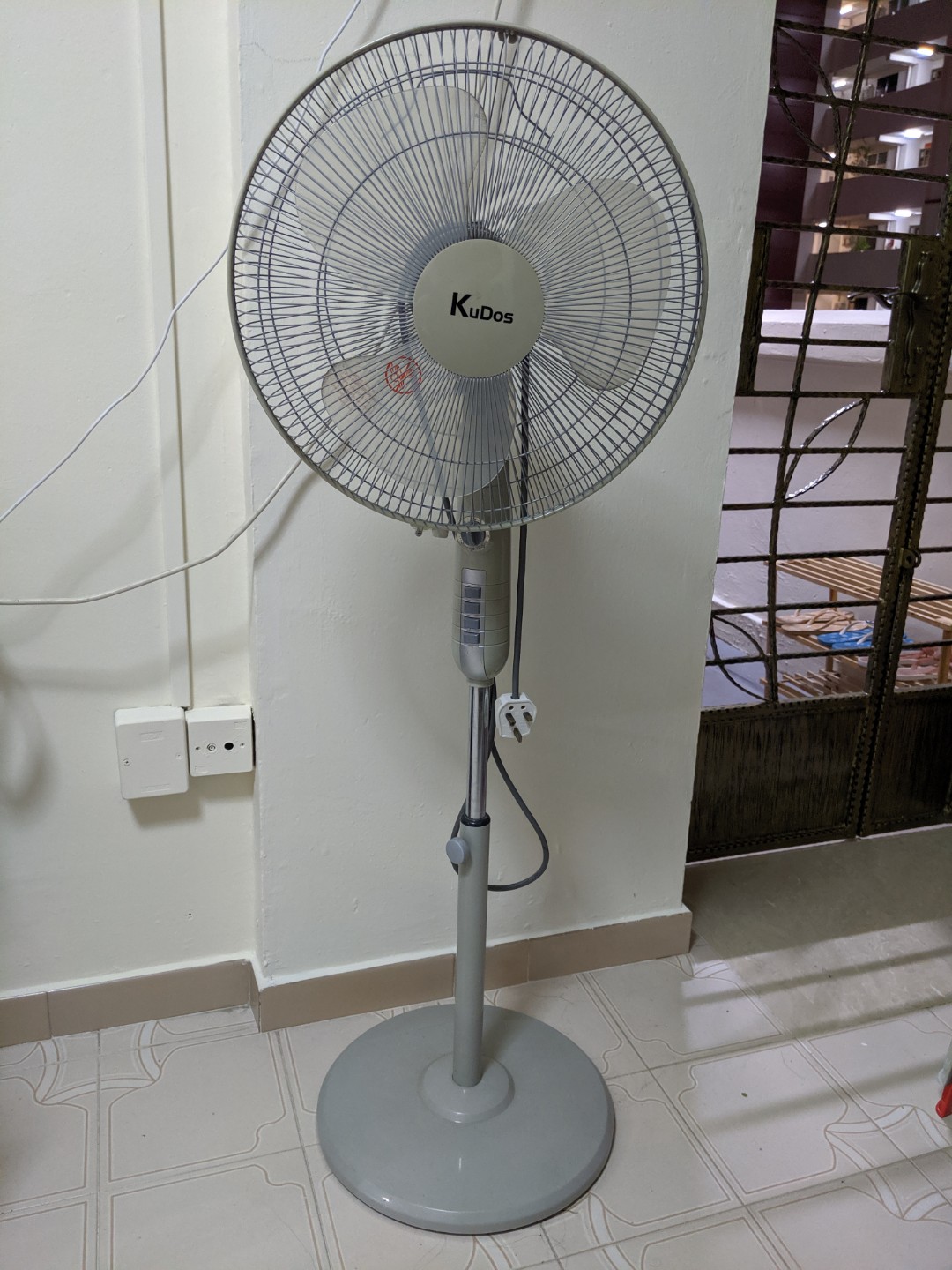 Stand Fan Kudos 16" KSF-1610, Furniture & Home Living, Lighting & Fans ...