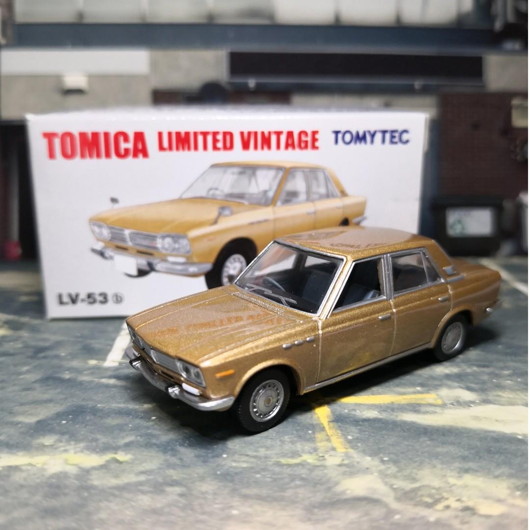 TOMYTEC LV-53a LV-53b NISSAN LAUREL TOMICA LIMITED VINTAGE 1/64, 興趣及遊戲, 玩具 & 遊戲類 - Carousell