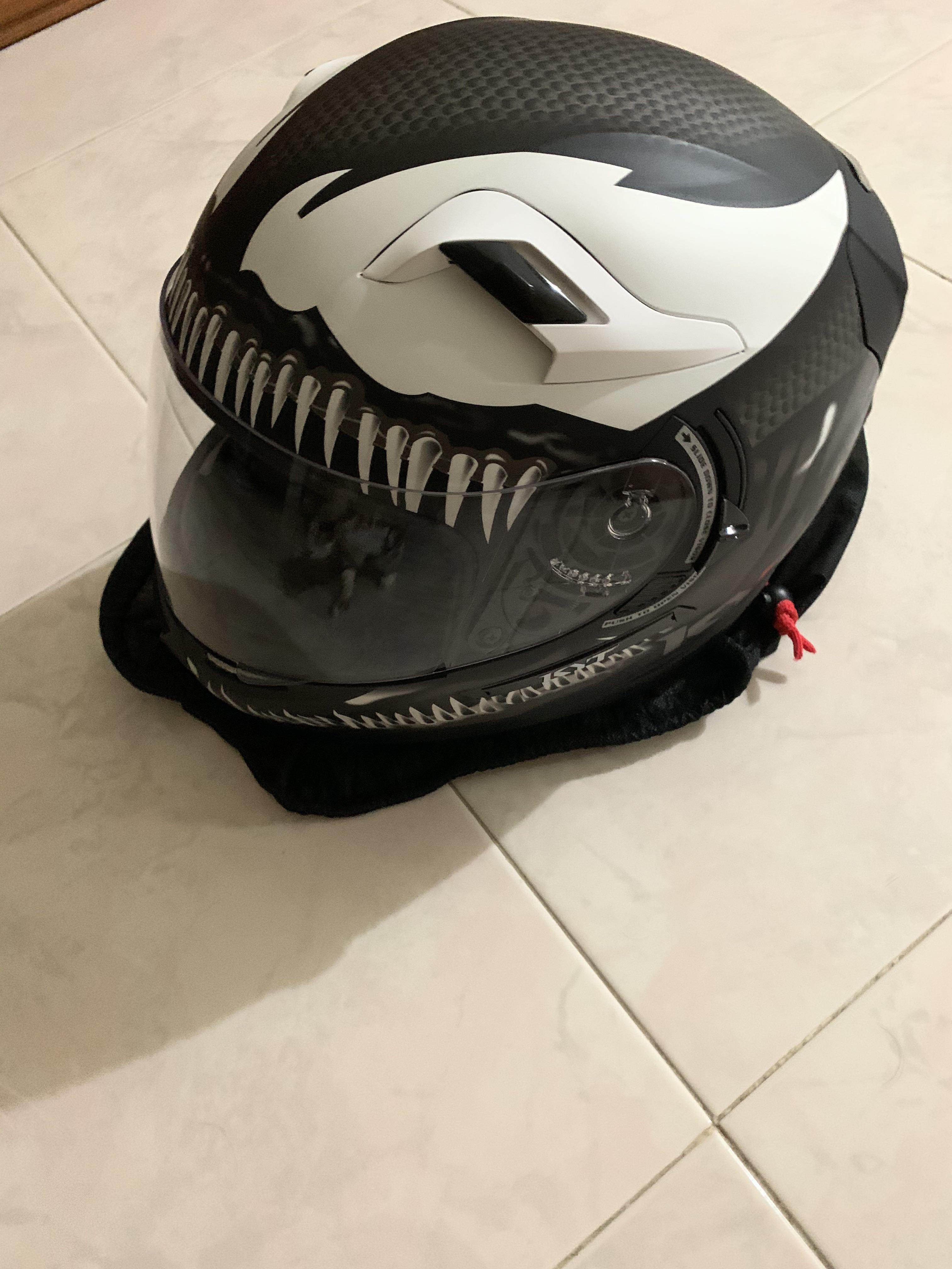Venom KYT full face helmet limited edition, Motorcycles, Motorcycle ...
