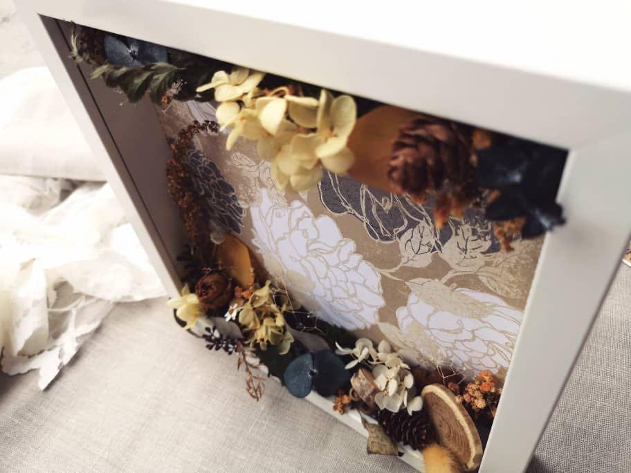 Vintage French blue Flower Deep Frame, Hobbies & Toys, Stationery ...