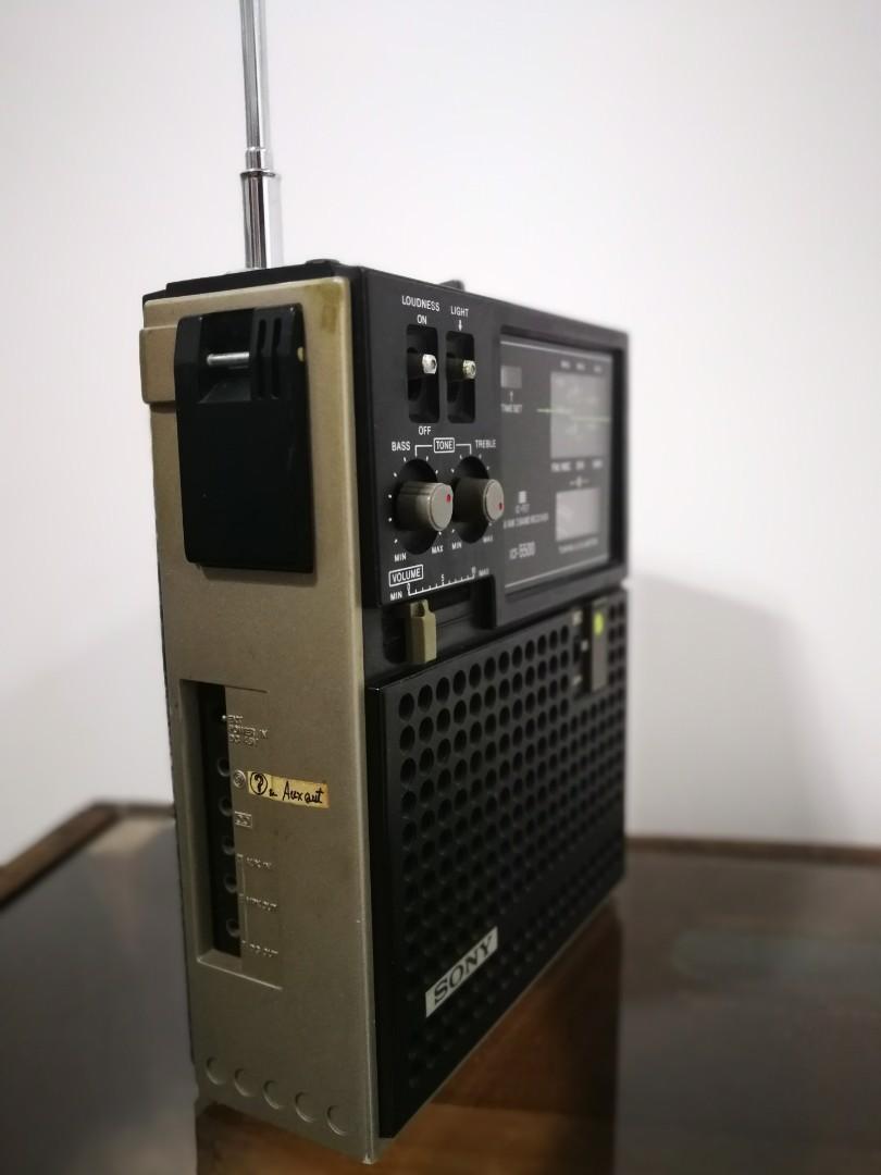 Vintage Sony ICF-5500 Radio, Audio, Portable Music Players on Carousell