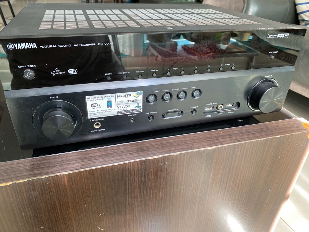 Yamaha RX V-777 AV receiver 7.2 channel, Audio, Other Audio Equipment ...