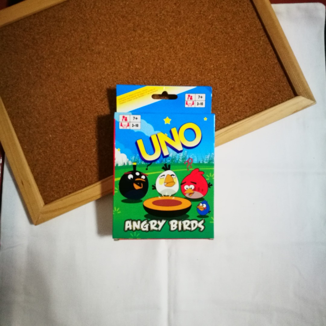 Angry Birds Uno Cards, Hobbies & Toys, Toys & Games on Carousell