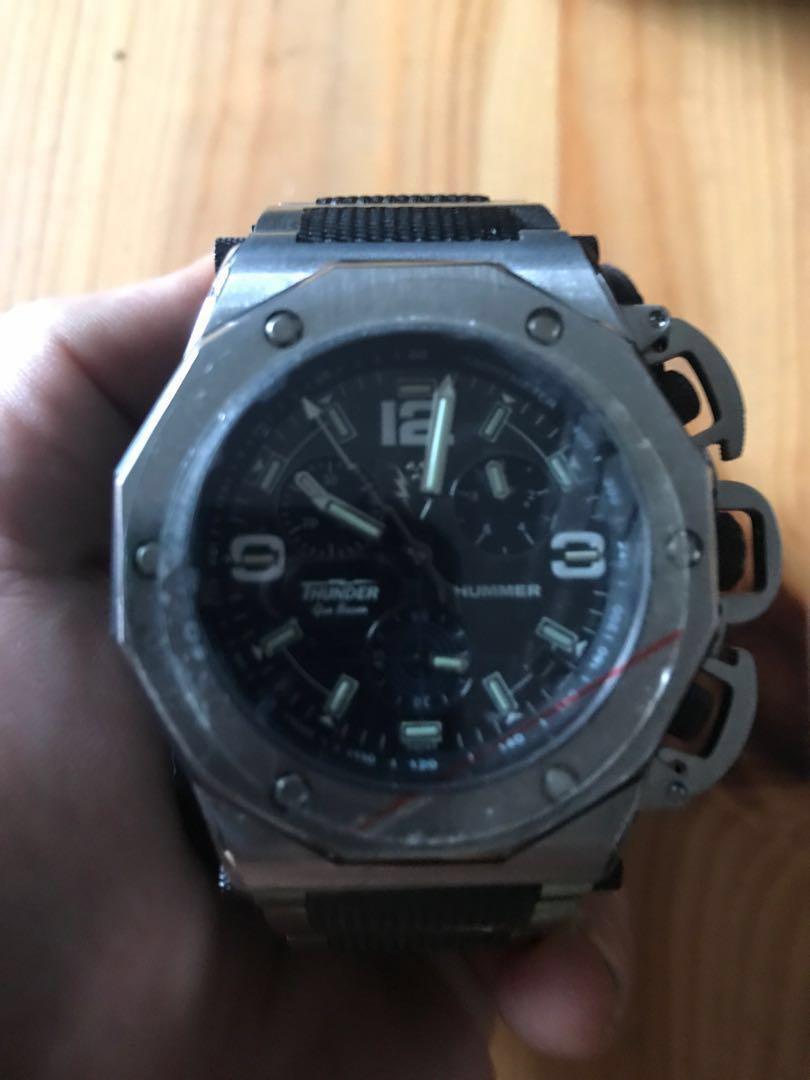 (BNIB) RXW THUNDER HUMMER CHRONOGRAPH WATCH WITH ORIGINAL AMMO BOX ...