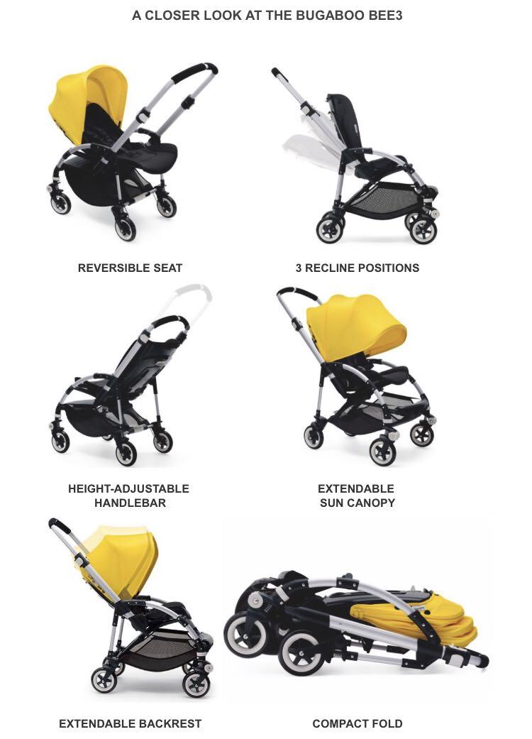 Bugaboo Bee 3 Stroller, Babies & Kids, Going Out, Strollers on Carousell