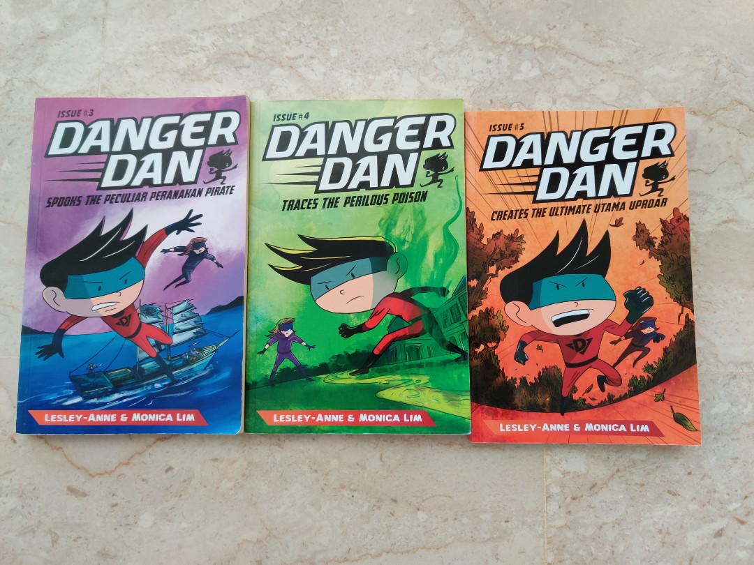 Danger Dan No. 3,4,5, Hobbies & Toys, Books & Magazines, Children's ...