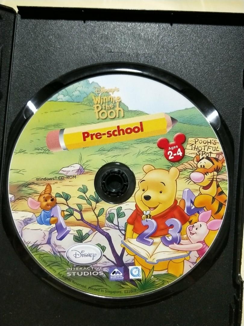 Disney Winnie the Pooh preschool learning pc cdrom, Toys & Games ...