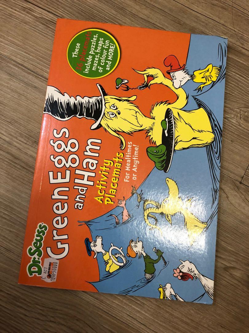 Dr Seuss Green Eggs And Ham Activity Book Hobbies And Toys Books