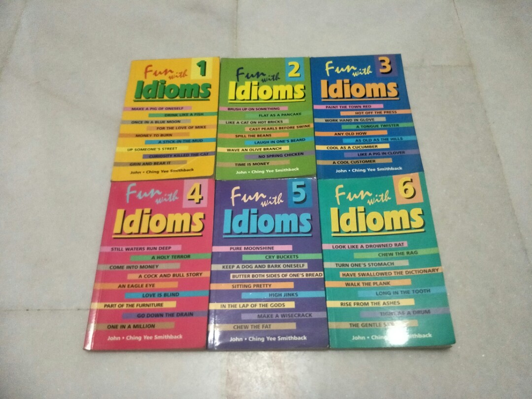 English Idioms Books (Set of 6), Hobbies & Toys, Books & Magazines ...