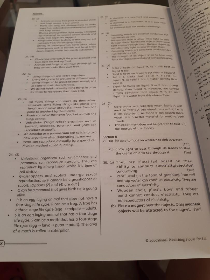 EPH Intensive PSLE Science P5 n P6 by Janet Sim, Hobbies & Toys, Books ...