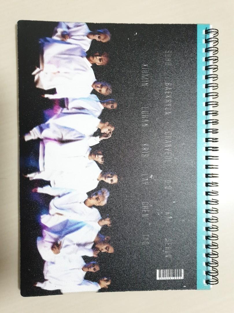 EXO OT12 notebook with bookmark overdose era, Hobbies & Toys ...