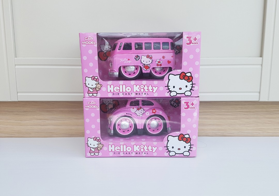 Hello Kitty pull back Car and Mini Bus Toy, Hobbies & Toys, Toys ...