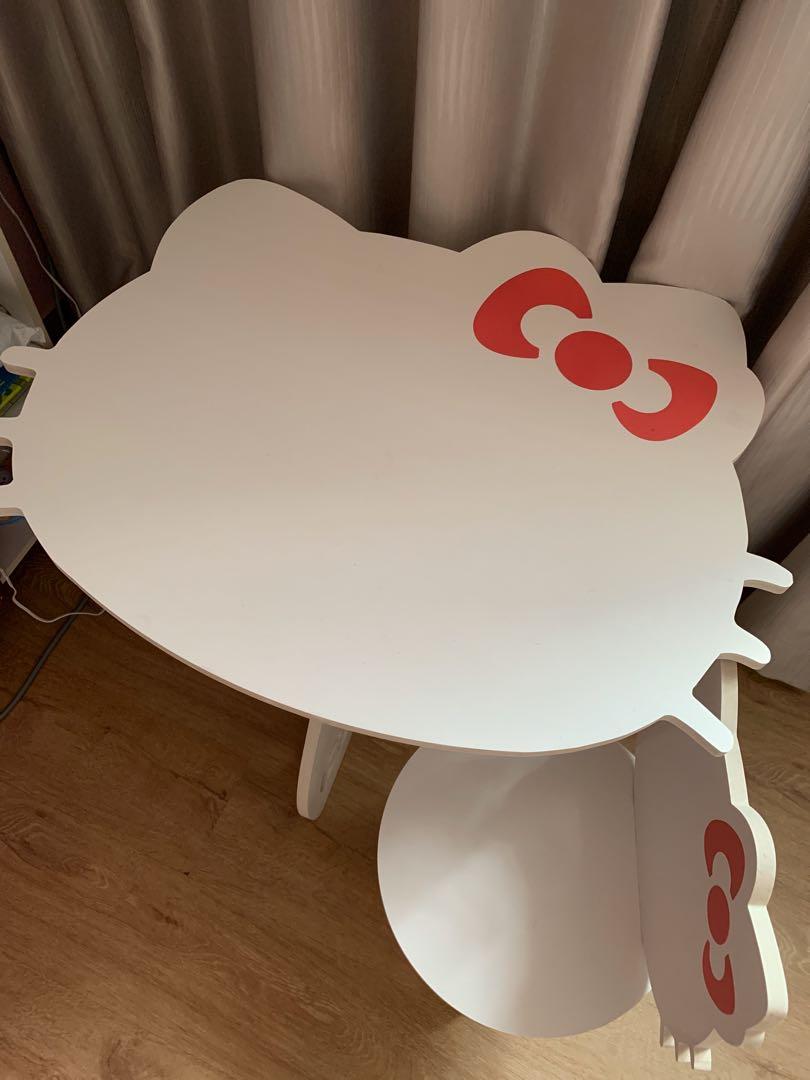 Hello kitty tables & chair, Babies & Kids, Baby Nursery & Kids ...
