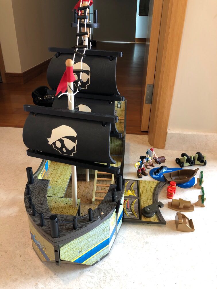 Kids Kraft Pirate Ship, Hobbies & Toys, Toys & Games on Carousell