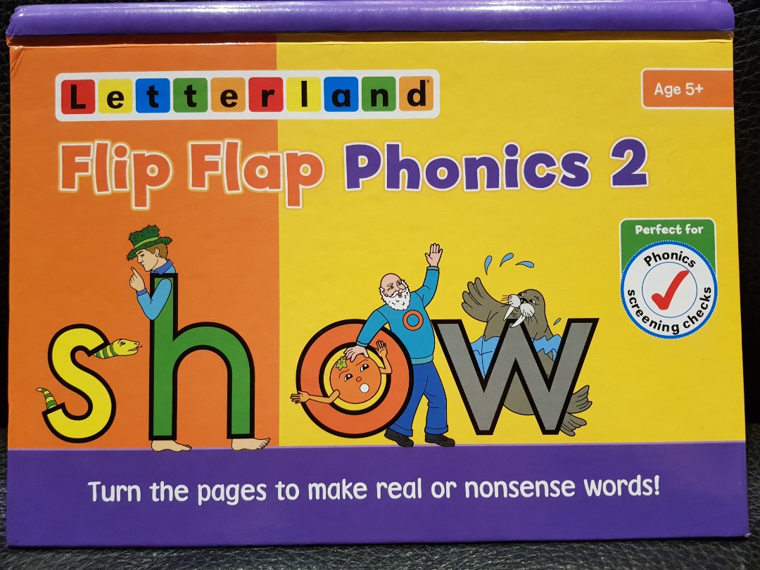 Letterland - Flip flap phonics 2 Flashcards book [Preschool], Hobbies ...