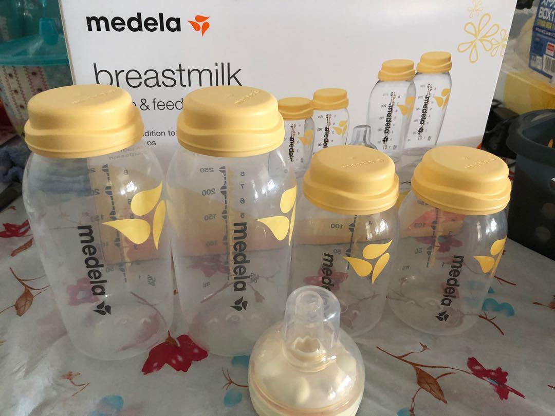 Medela Breastmilk Storage Bottles( Store & feed set), Babies & Kids ...