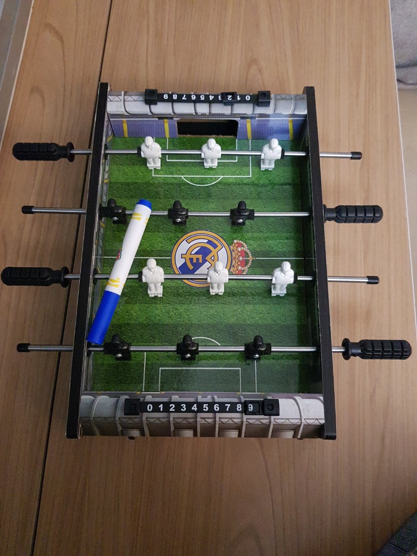 Real Madrid Mini Foosball, Hobbies & Toys, Toys & Games on Carousell