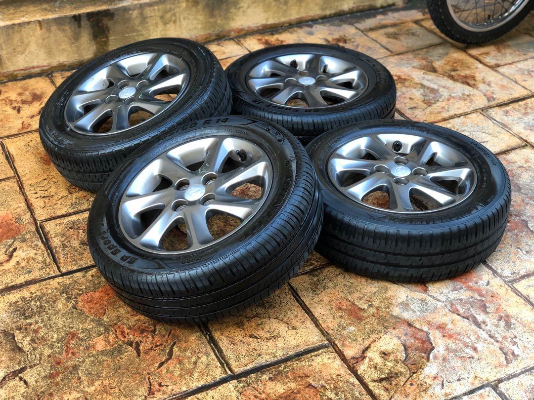 Rim Myvi SE lagi best 14 inci, Auto Accessories on Carousell