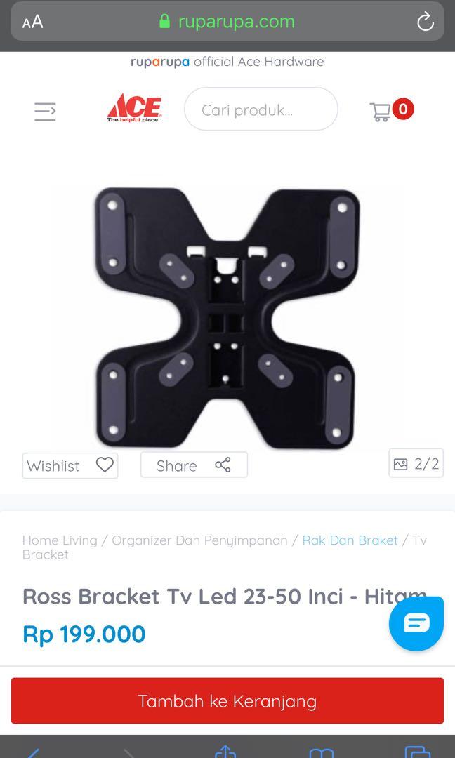 Ross Bracket Tv Led 23-50 Inci, Elektronik, TV & Perlengkapan Hiburan ...