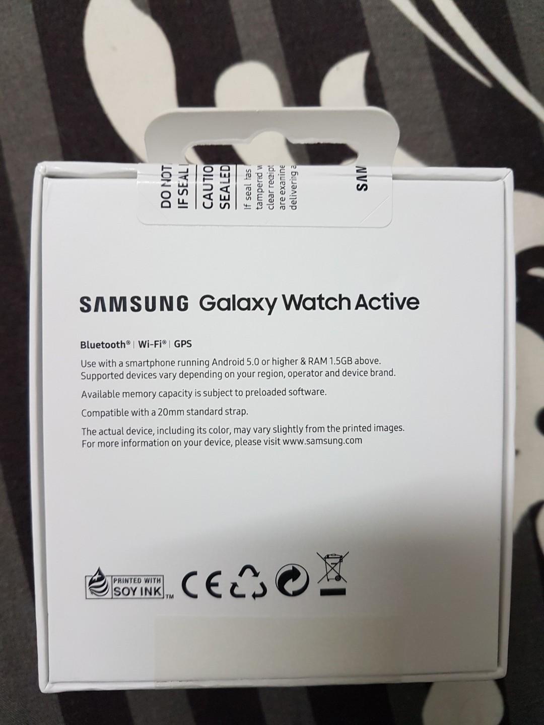 Samsung Galaxy Watch Active R500 Smart Watch, Mobile Phones & Gadgets ...