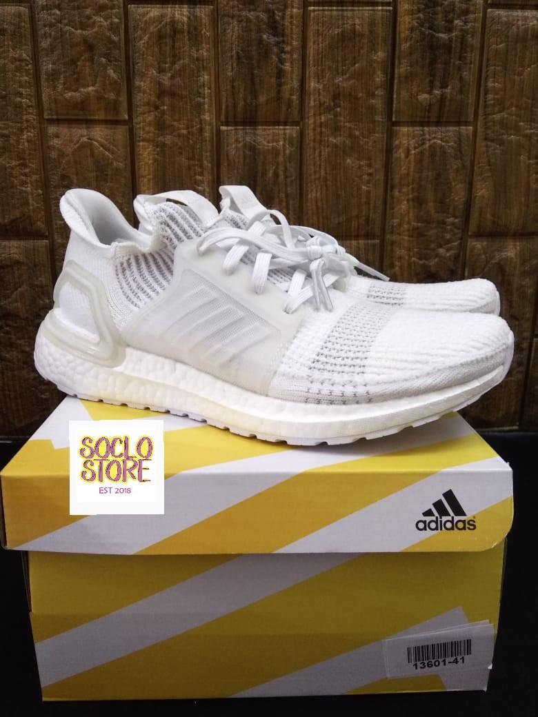 SEPATU Adidas Ultra Boost 2019 Shoes Cloud White Core Black ORIGINAL ...