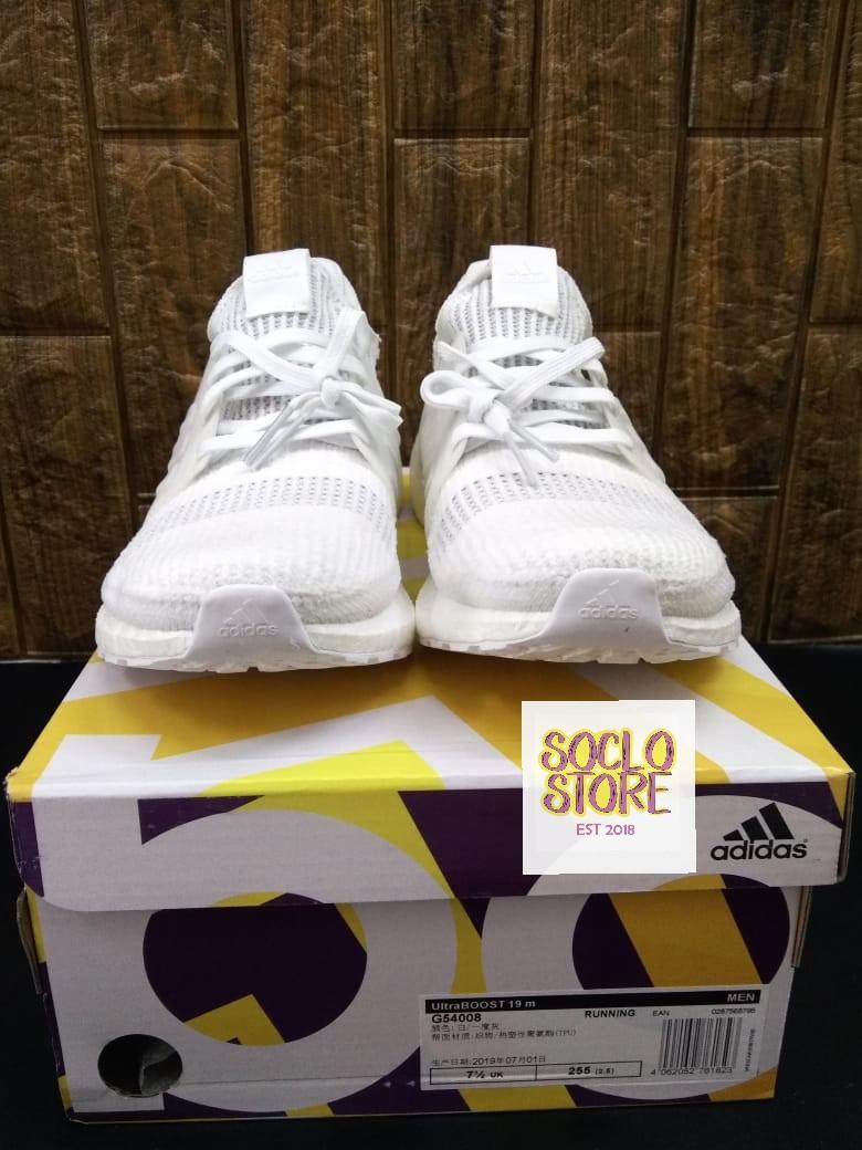 SEPATU Adidas Ultra Boost 2019 Shoes Cloud White Core Black ORIGINAL ...
