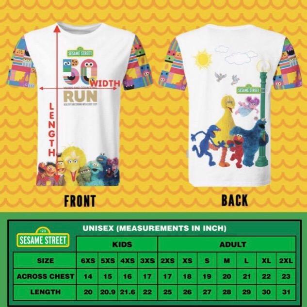 Sesame Street Run Apparel (50th anniversary limited addition), Women's ...