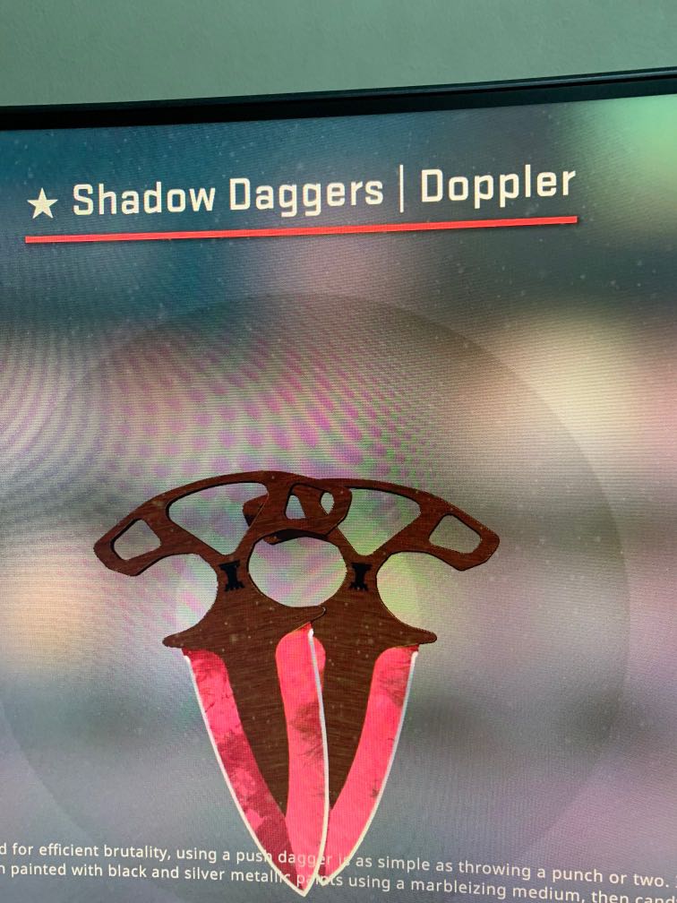 Shadow daggers ruby CSGO, Video Gaming, Gaming Accessories, Game Gift ...