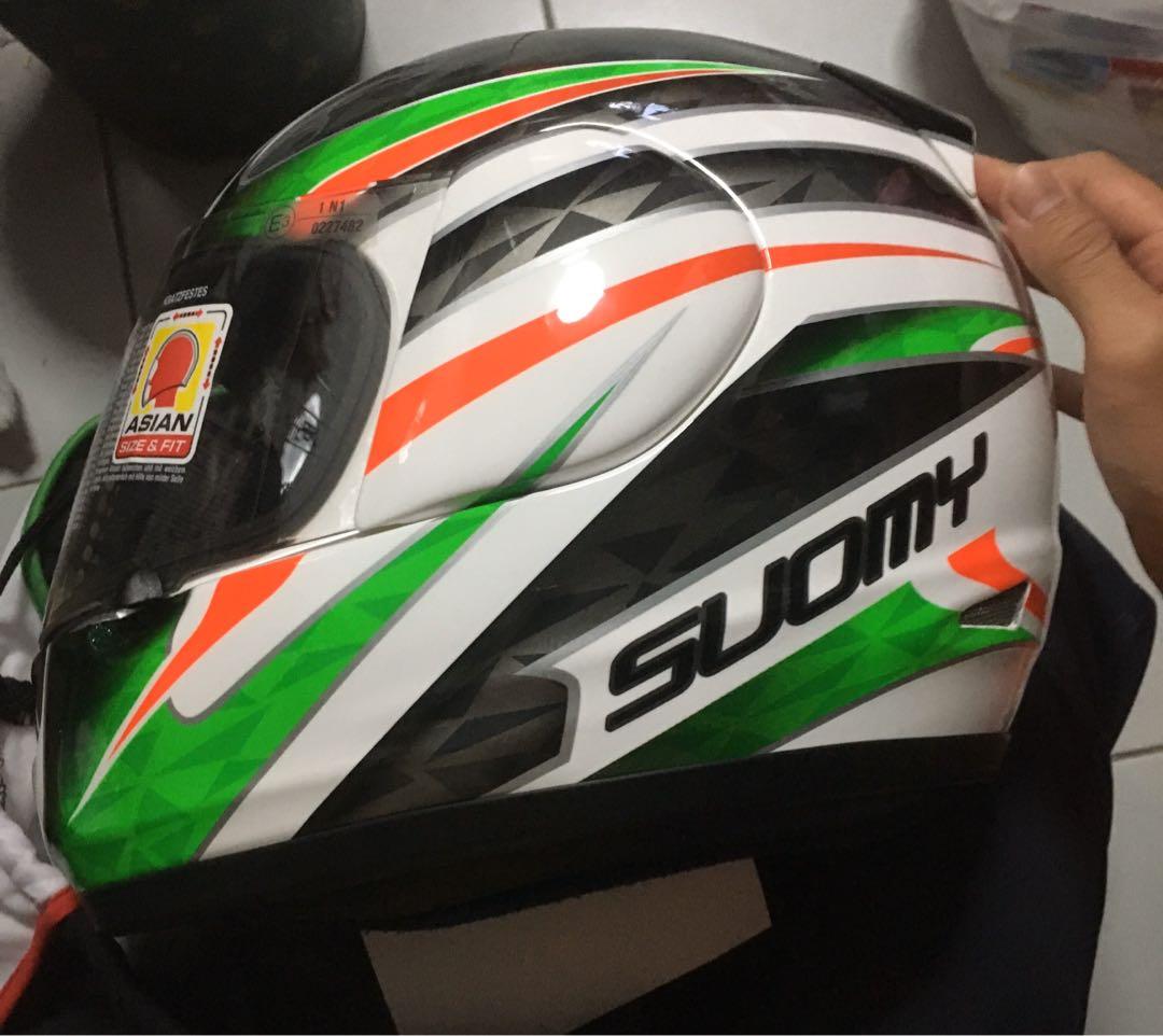 Suomy full face helmet (M), Motorcycles, Motorcycle Apparel on Carousell