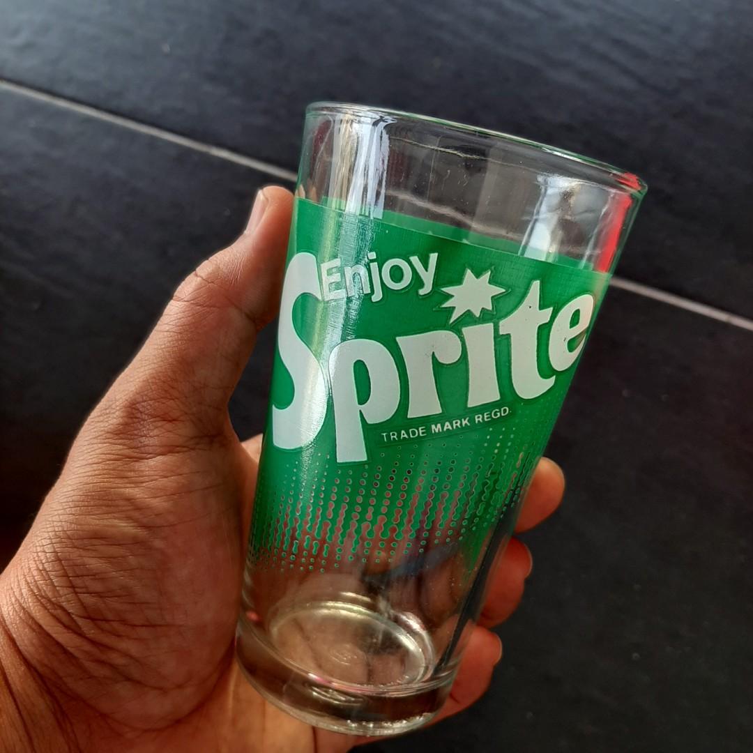 Vintage SPRITE Glass, Furniture & Home Living, Home Decor, Vases ...