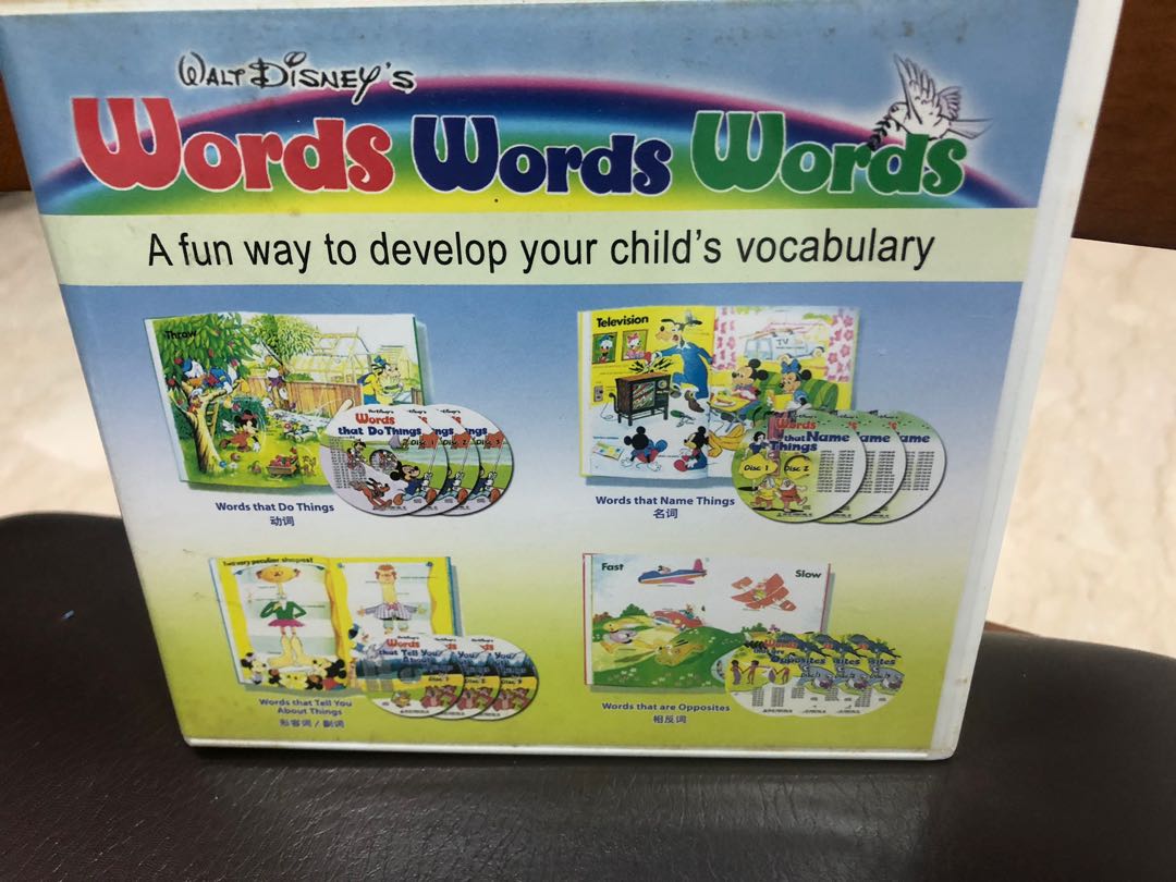 Walt Disney CD- a collection of vocabulary, Everything Else on Carousell